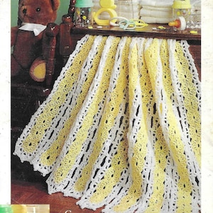 Mile-a-minute Baby Afghan Crochet Patterns PDF - Etsy