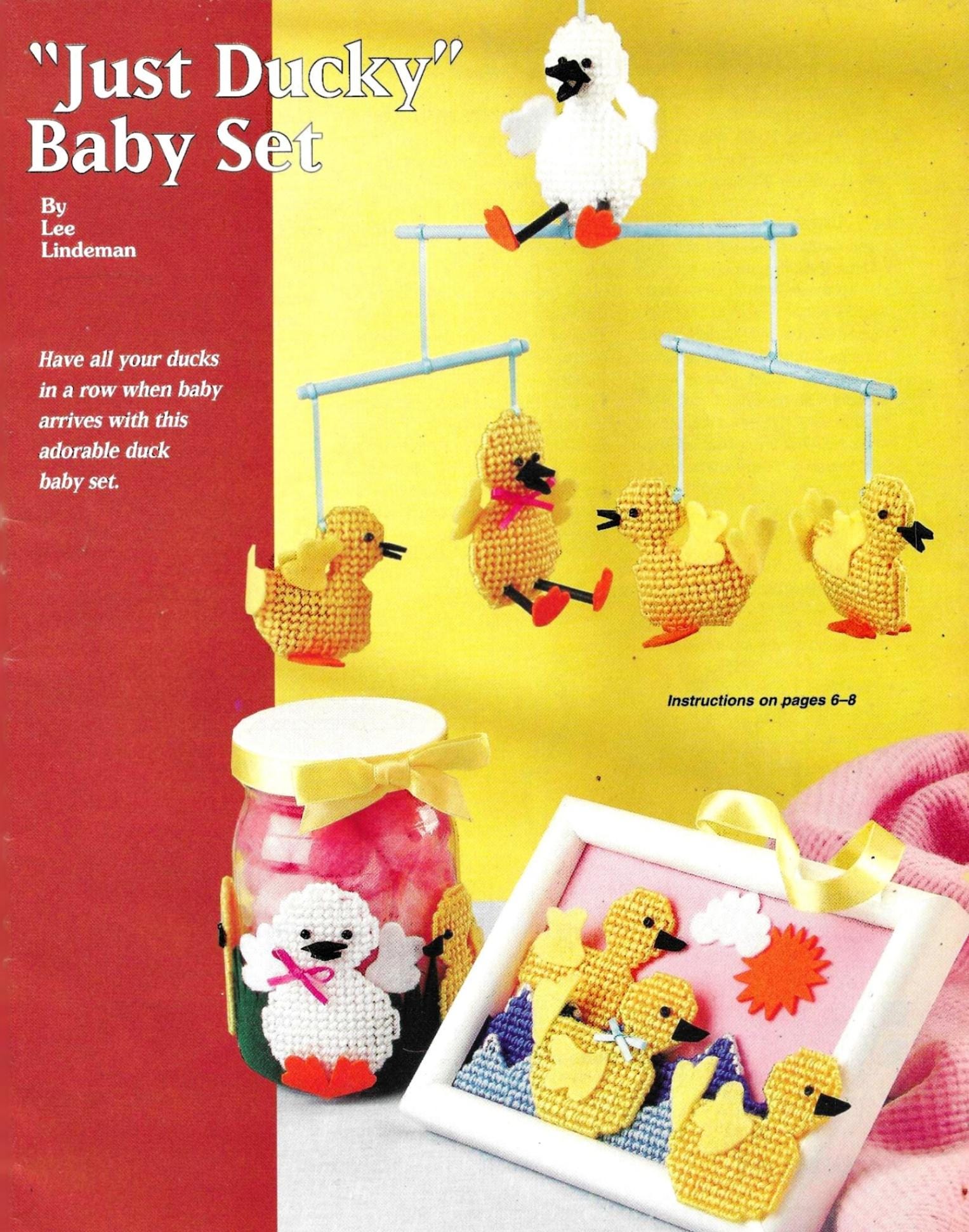 Duck Mobile, 3d Picture, Duck Container Plastic Canvas Pattern PDF - Etsy