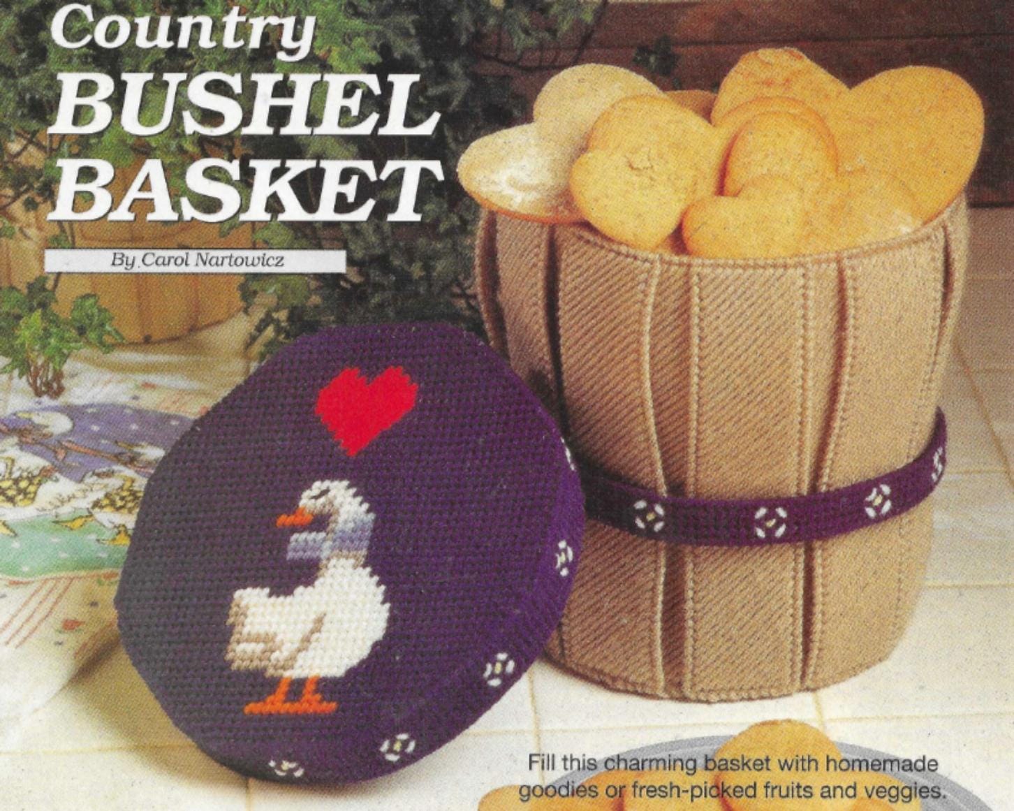 Bushel Basket Plastic Canvas Pattern PDF - Etsy