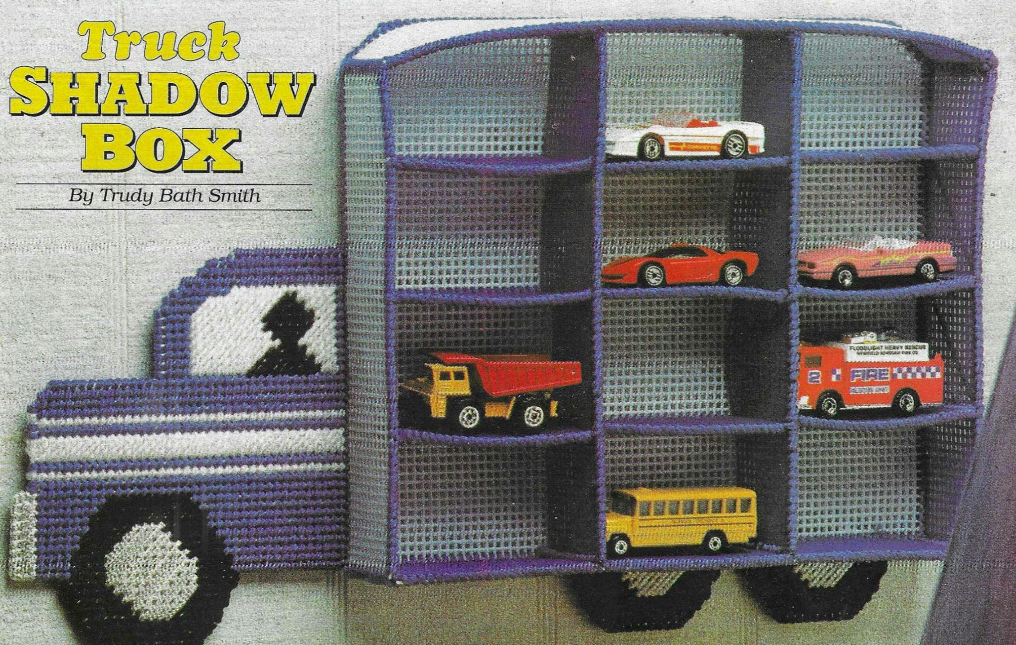 Wall Mount Matchbox Car Storage Plastic Canvas Pattern PDF - Etsy