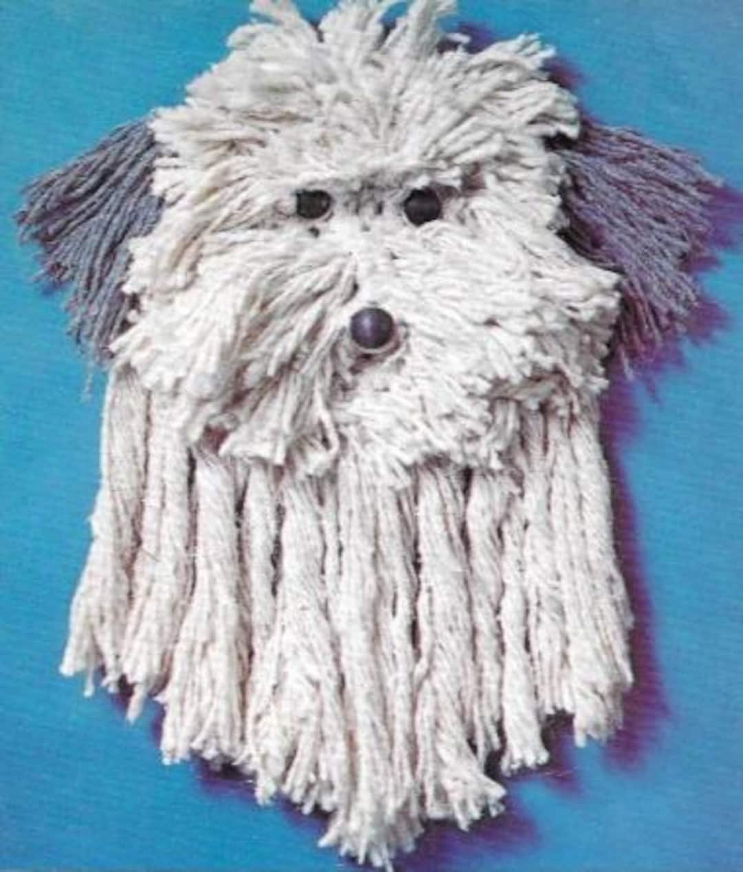 Sheep Dog and Poodle Two Vintage Macrame Patterns PDF - Etsy