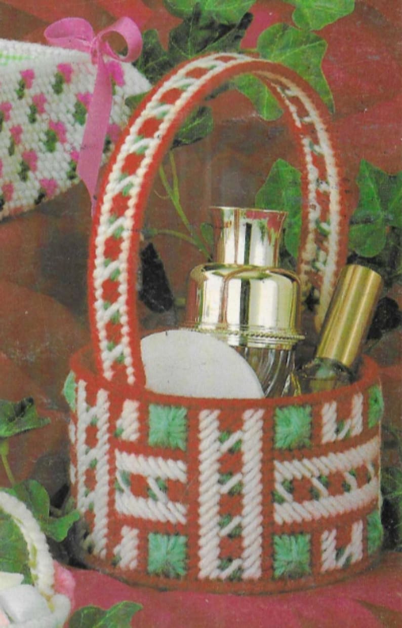 Ten Plastic Canvas Baskets Patterns PDF - Etsy