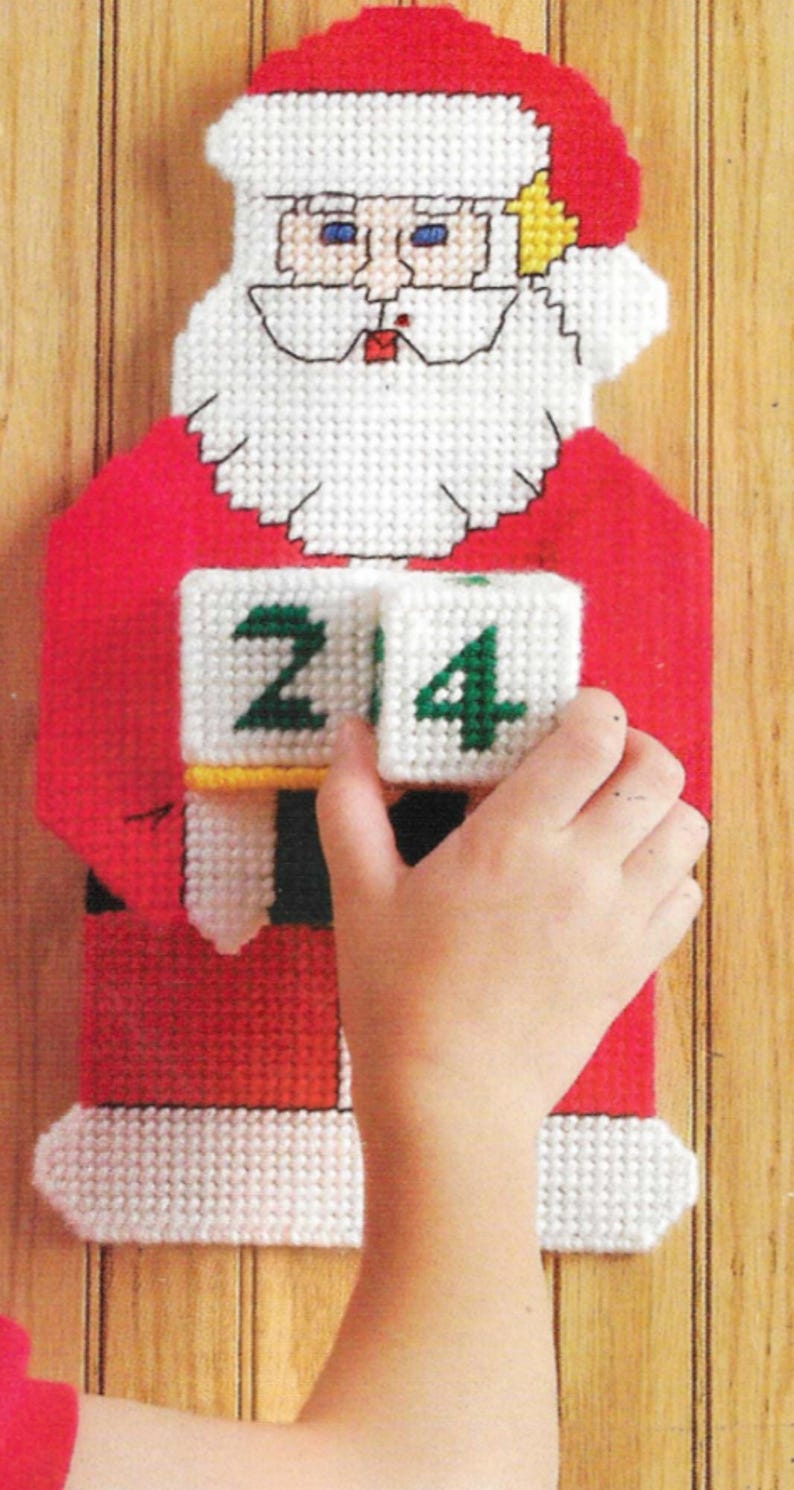 Christmas Countdown Plastic Canvas Pattern PDF - Etsy