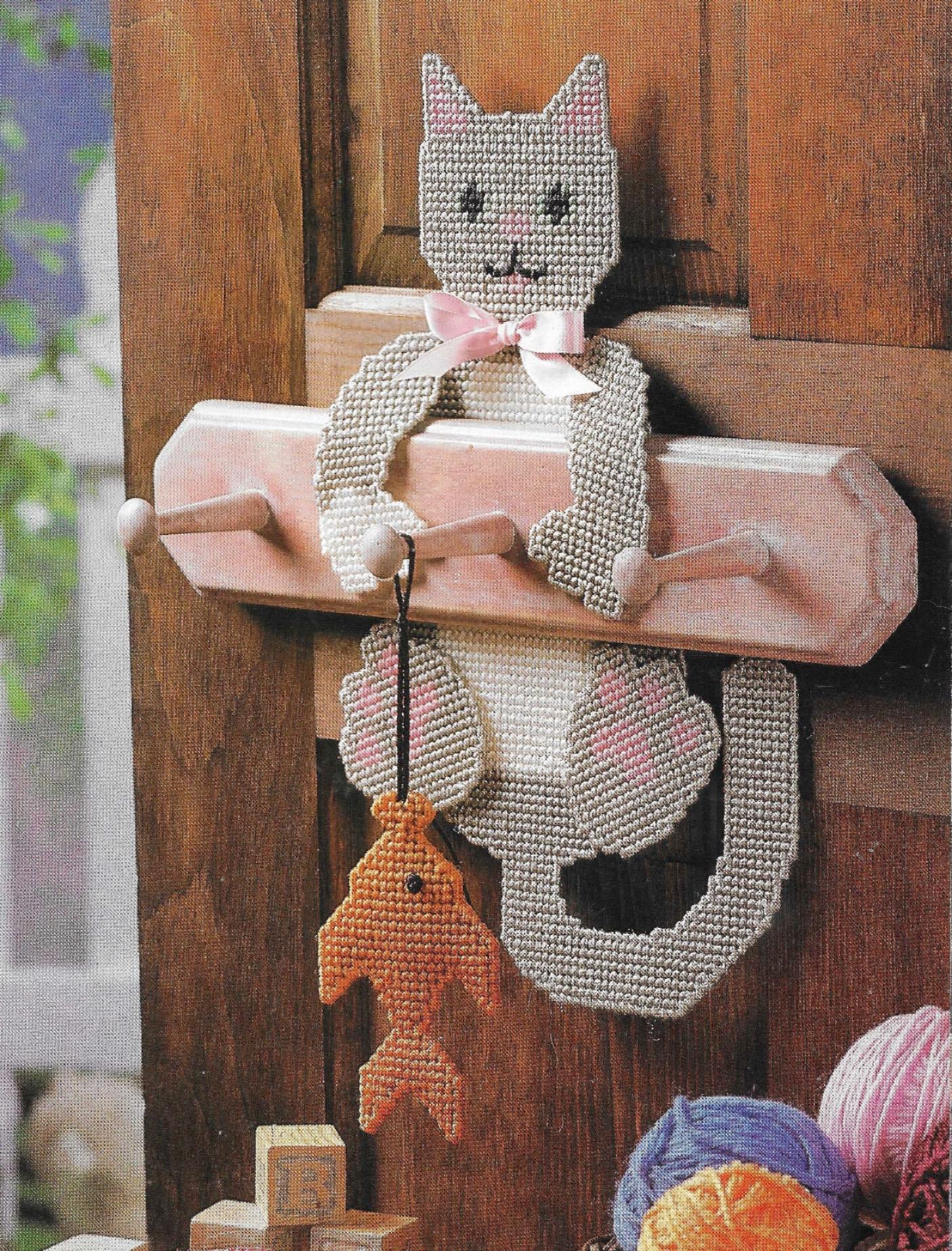 Fishing Cat Plastic Canvas Pattern PDF - Etsy