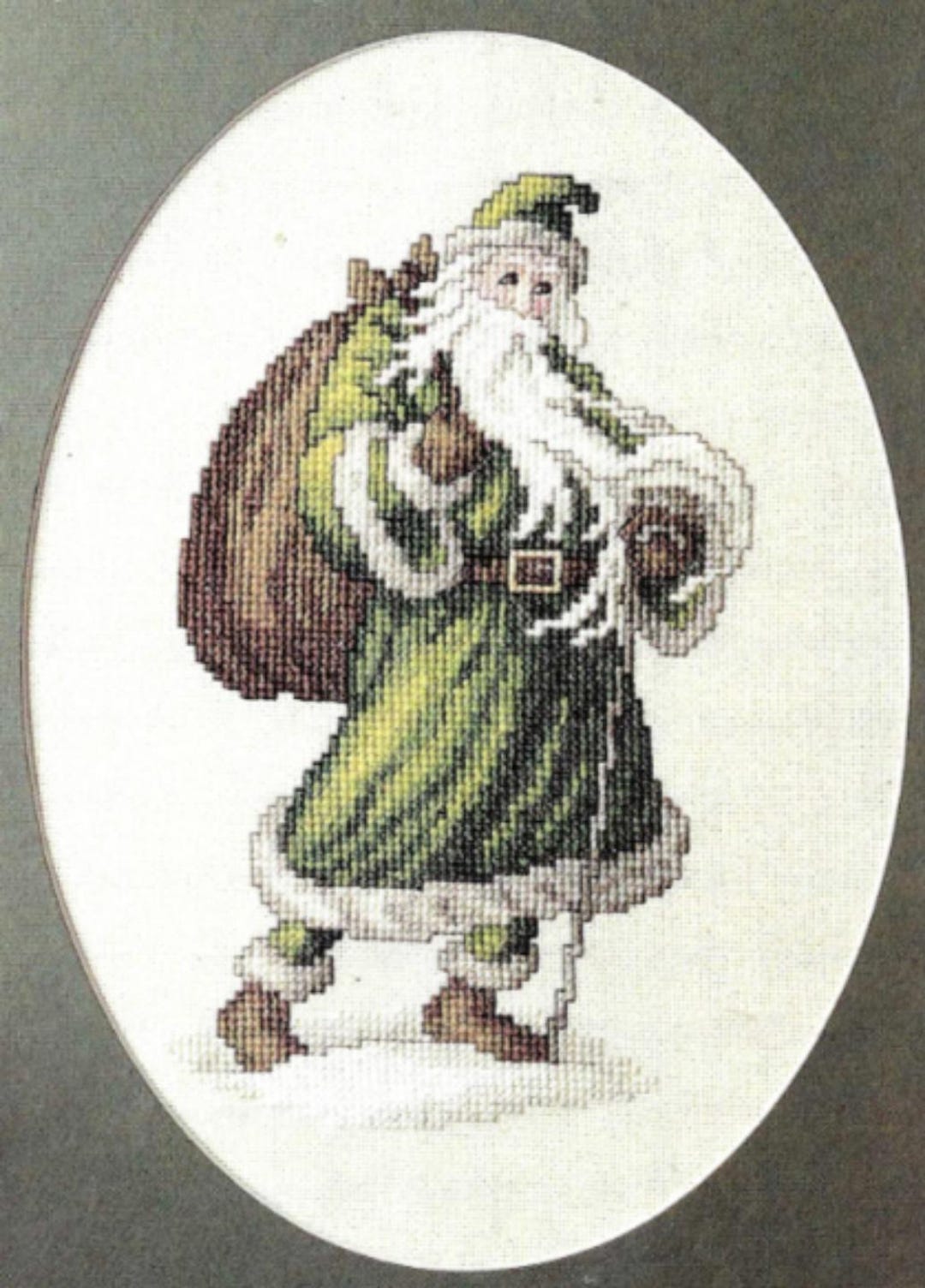 Kris Kringle Cross Stitch Pattern PDF - Etsy