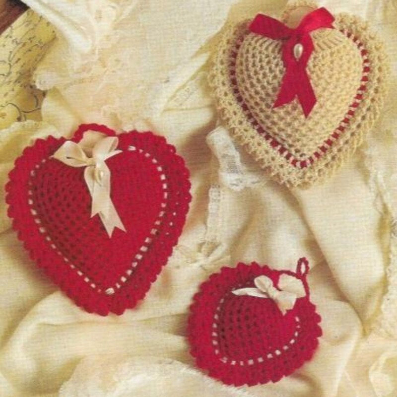 Crochet Heart Sachet - Etsy