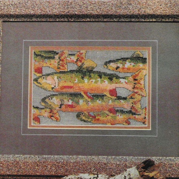 Trout Cross Stitch Pattern - Etsy
