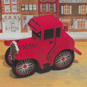 Vintage Autos Plastic Canvas Pattern PDF - Etsy