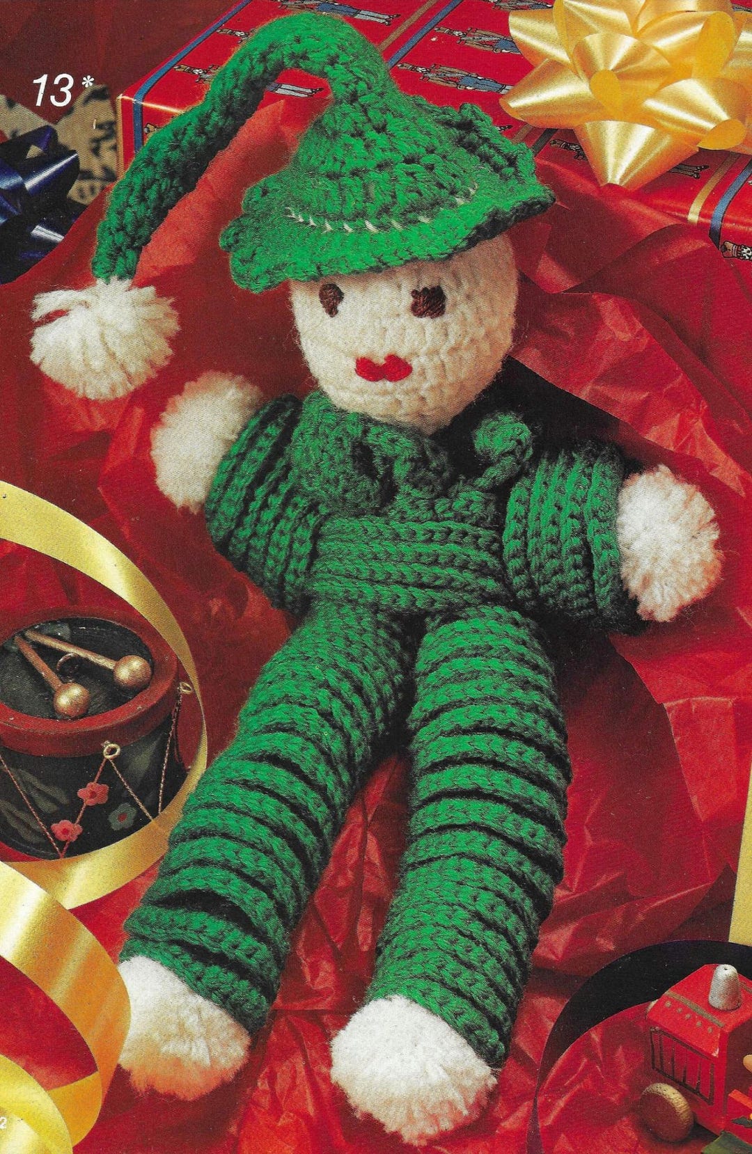1950's Style Crochet "button" Doll Pattern PDF - Etsy