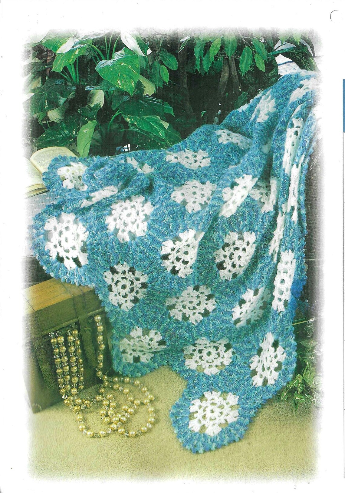 Vintage Crochet Snowflake Afghan Pattern PDF - Etsy