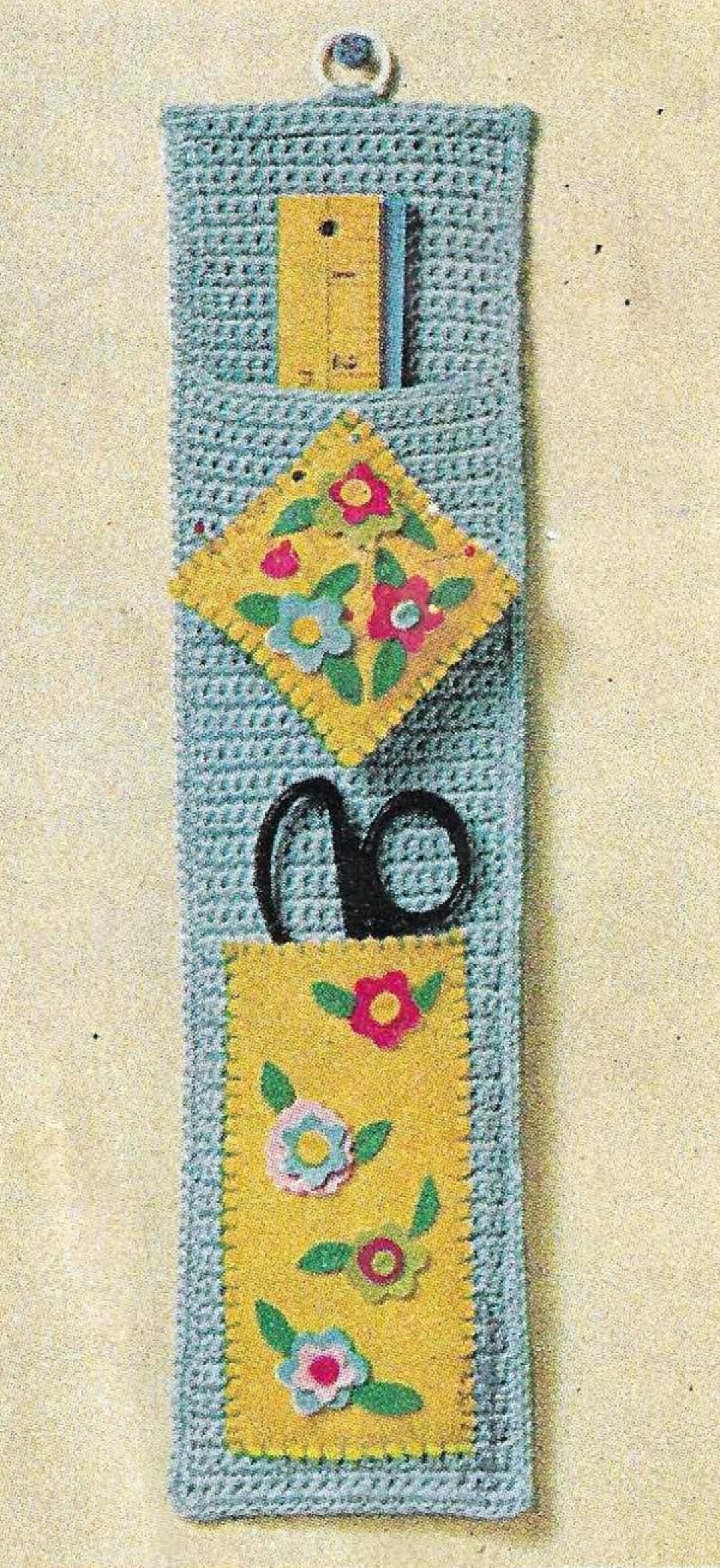 Hanging Sewing Organizer Crochet Pattern PDF - Etsy