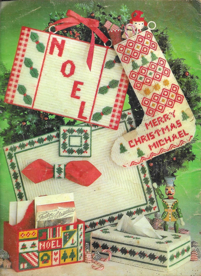 20 More Christmas Projects for Plastic Canvas PDF - Etsy