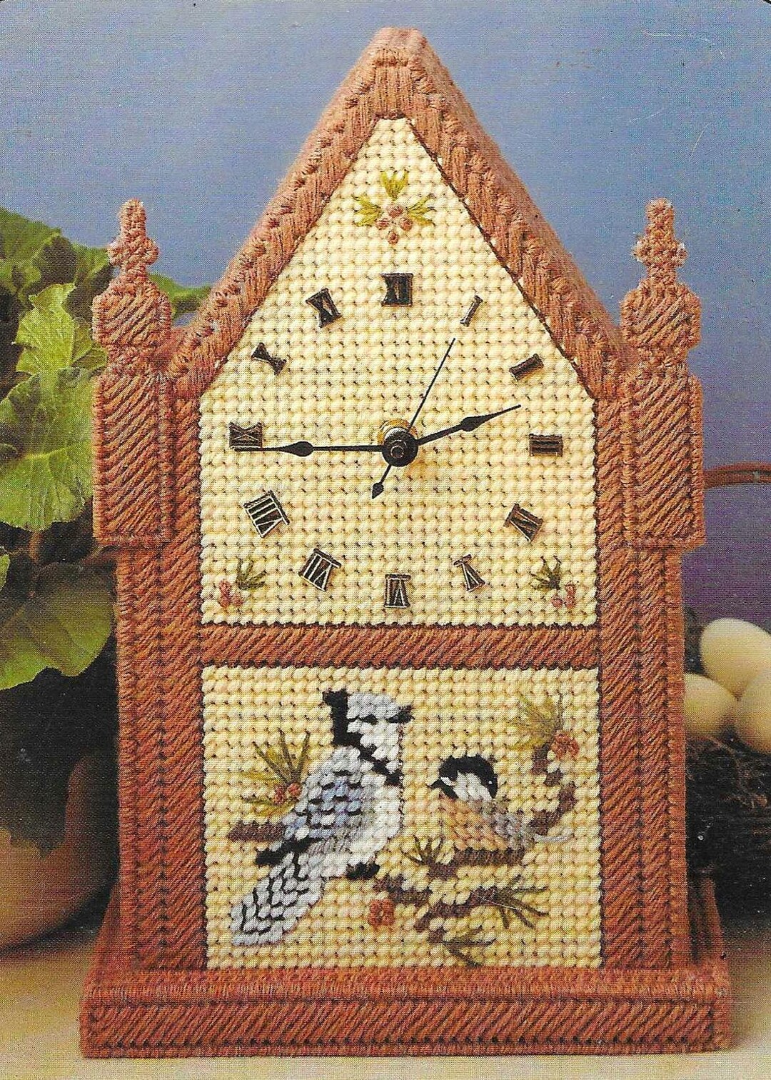 Mantle Clock Plastic Canvas PDF - Etsy