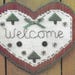 Welcome Heart Sign and Angel Plastic Canvas PDF - Etsy
