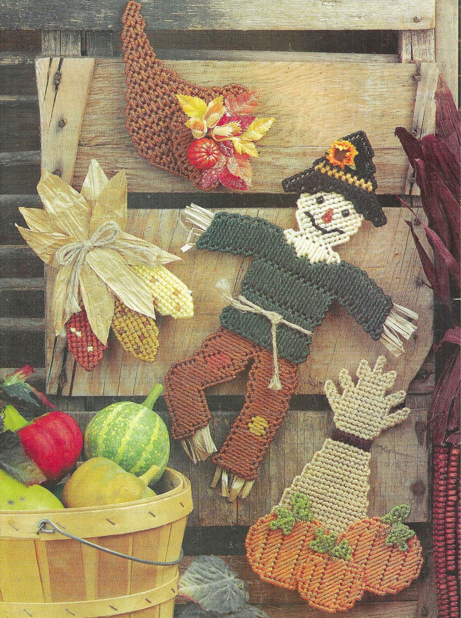Fall Magnets Plastic Canvas Pattern PDF - Etsy