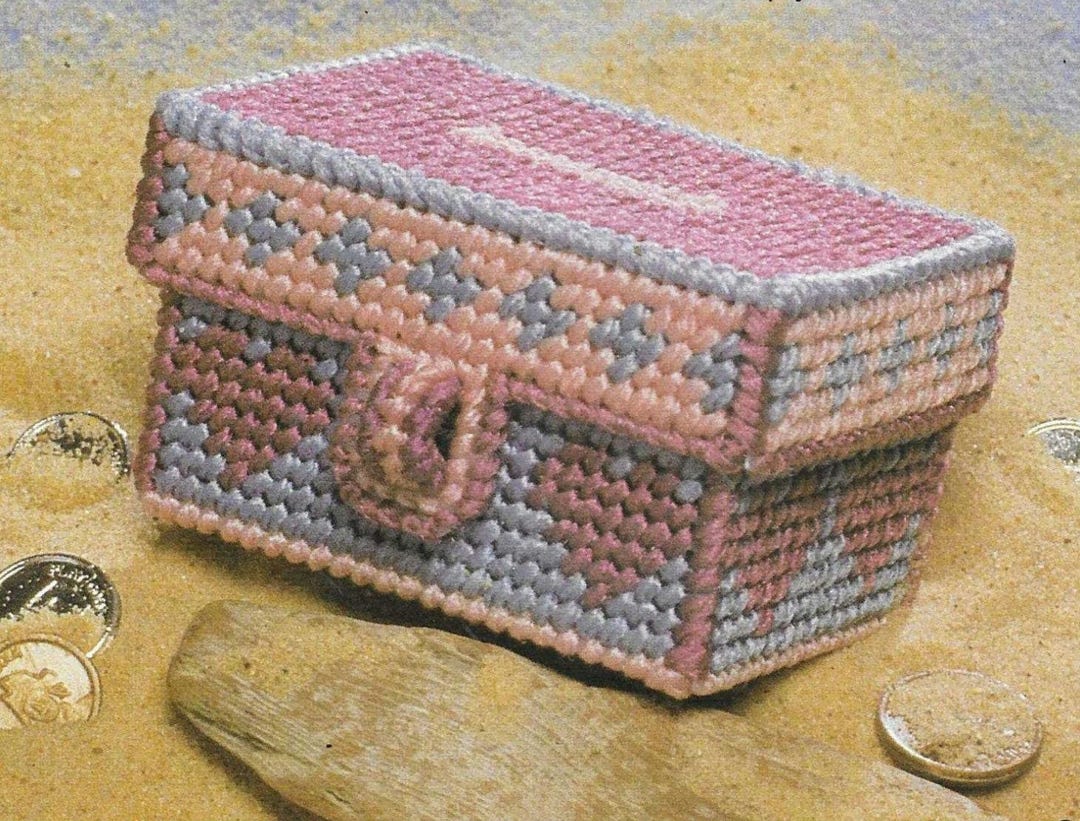 Lockable Children's Bank Plastic Canvas PDF - Etsy