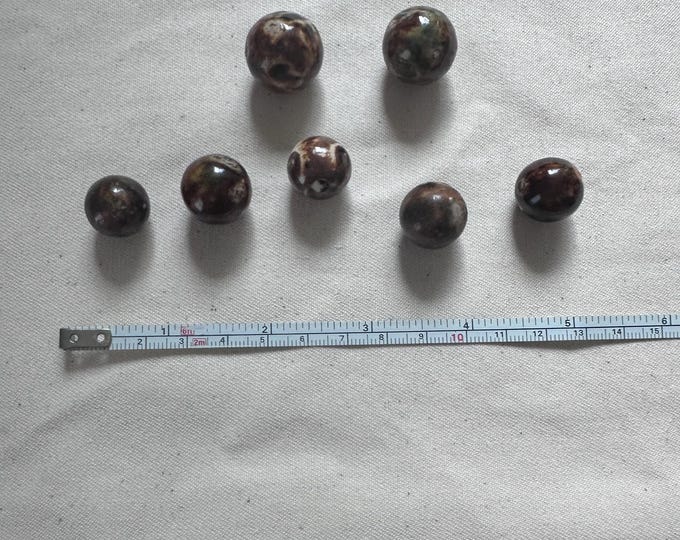 5pc Lot Rare Antique German Bennington Marble Set Wholesale 1800s Vintage Collectible Pottery ...