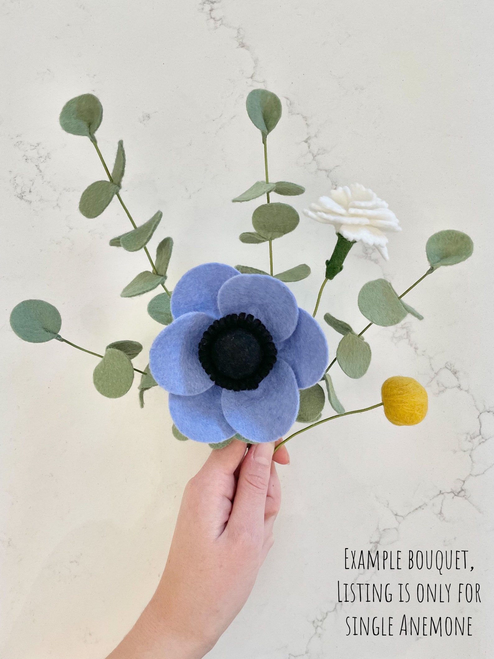 Felt Anemone, Build Your Own Bouquet, Language of Flowers, Forsaken ...