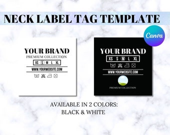 CUSTOM NECK LABEL Transfer Affordable Custom Neck Tag for T Shirt and ...