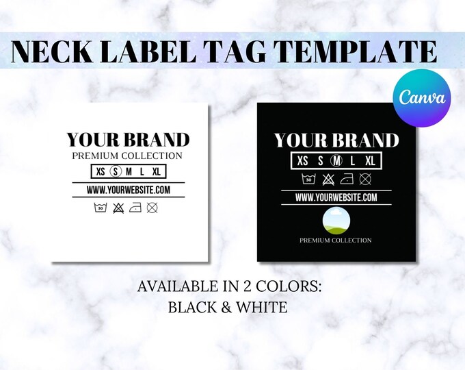 CUSTOM NECK LABEL Transfer Affordable Custom Neck Tag for T Shirt and ...