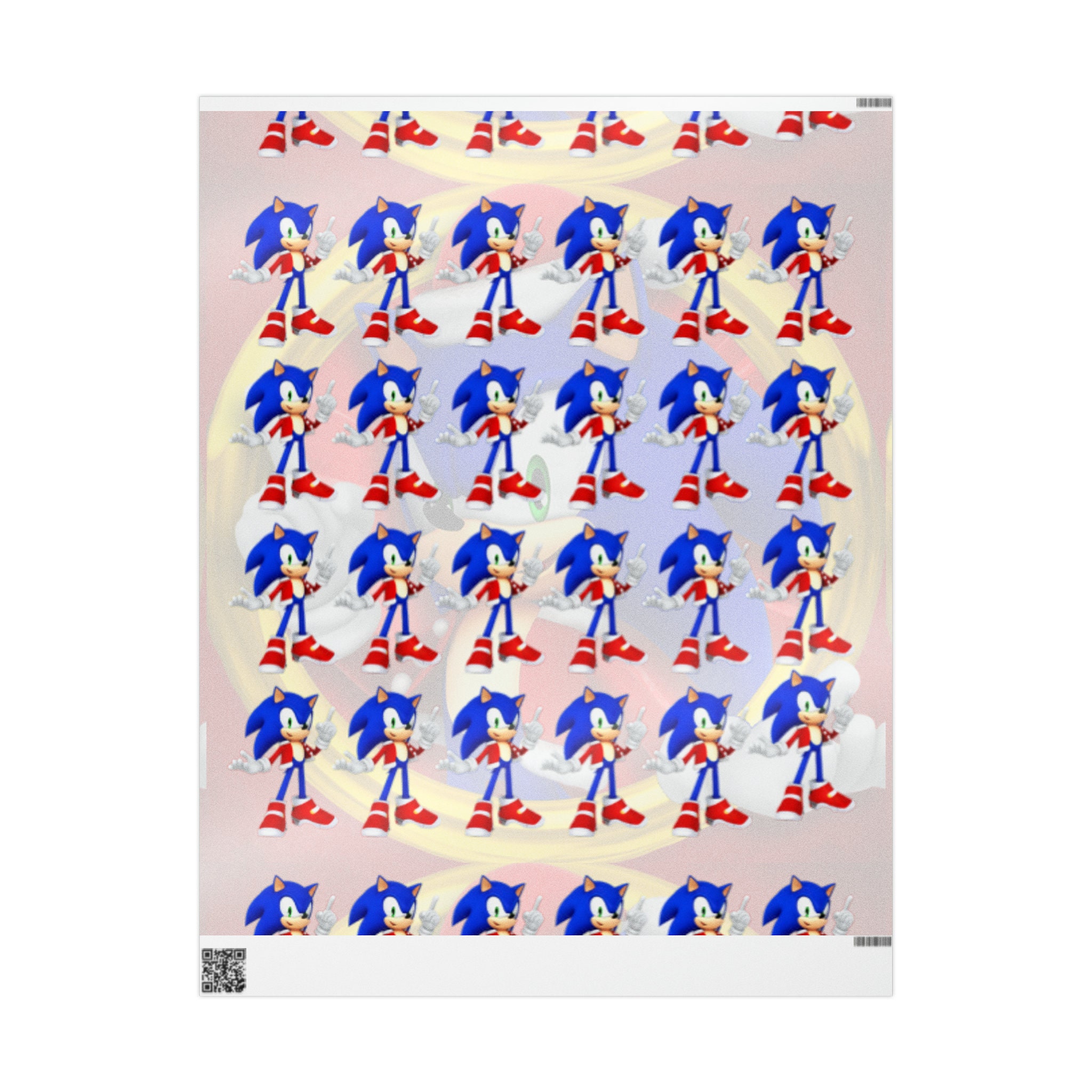 Sonic Wrapping Paper - Etsy