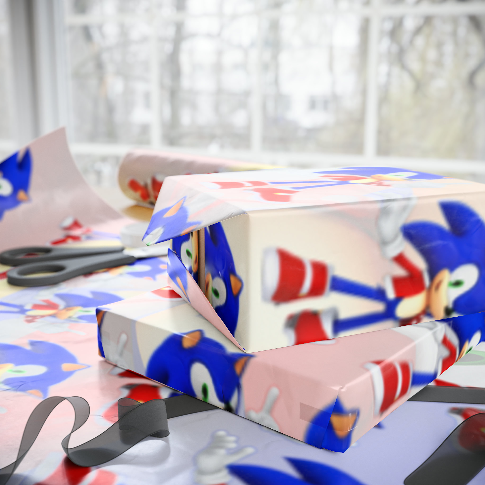 Sonic Wrapping Paper - Etsy
