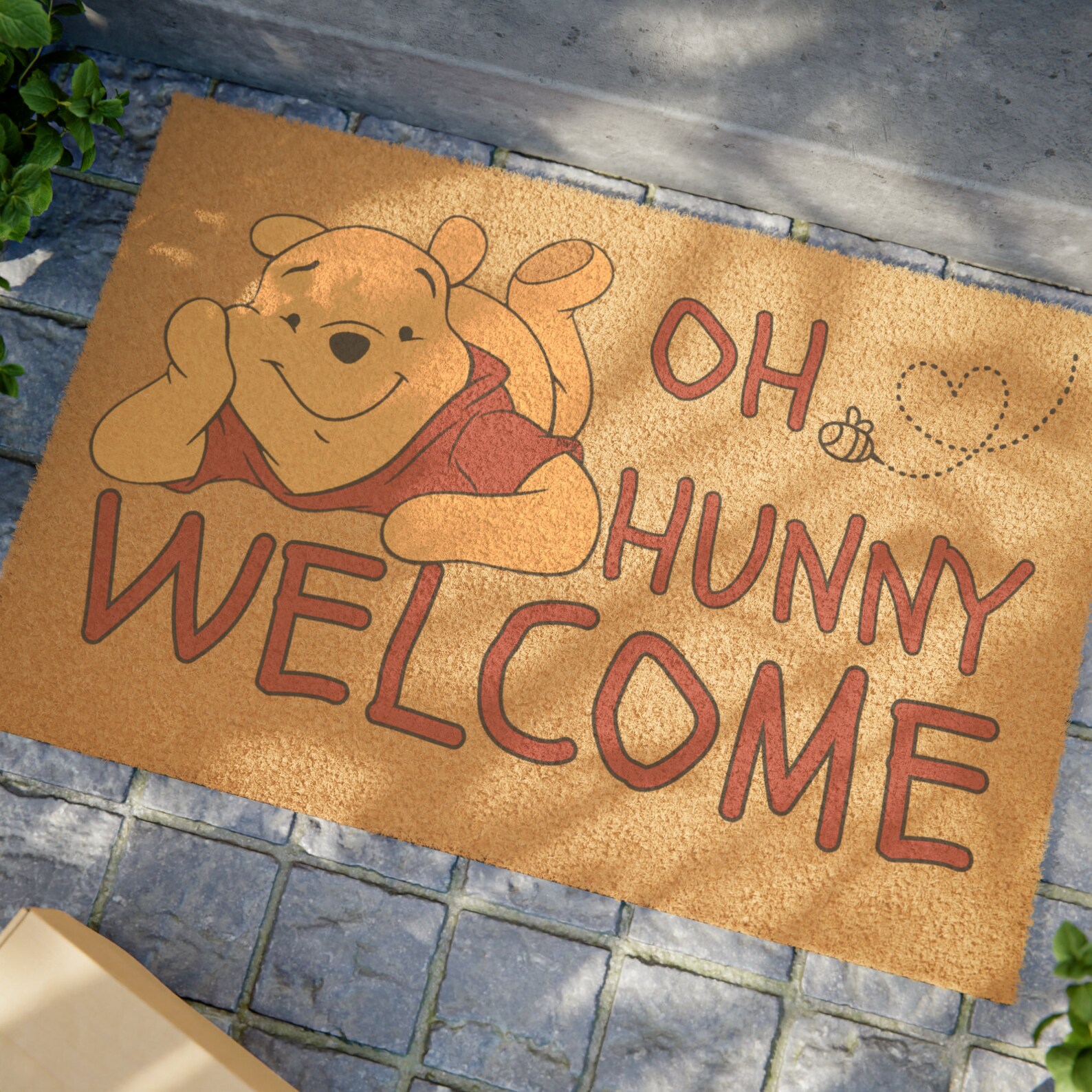 Pooh Bear Doormat Winnie the Pooh Door Mat Winnie the Pooh Doormat Oh HUNNY Mat Pooh Bear Mat - Etsy