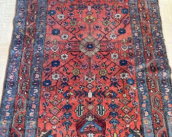 Antique Round Persian Rug - Etsy