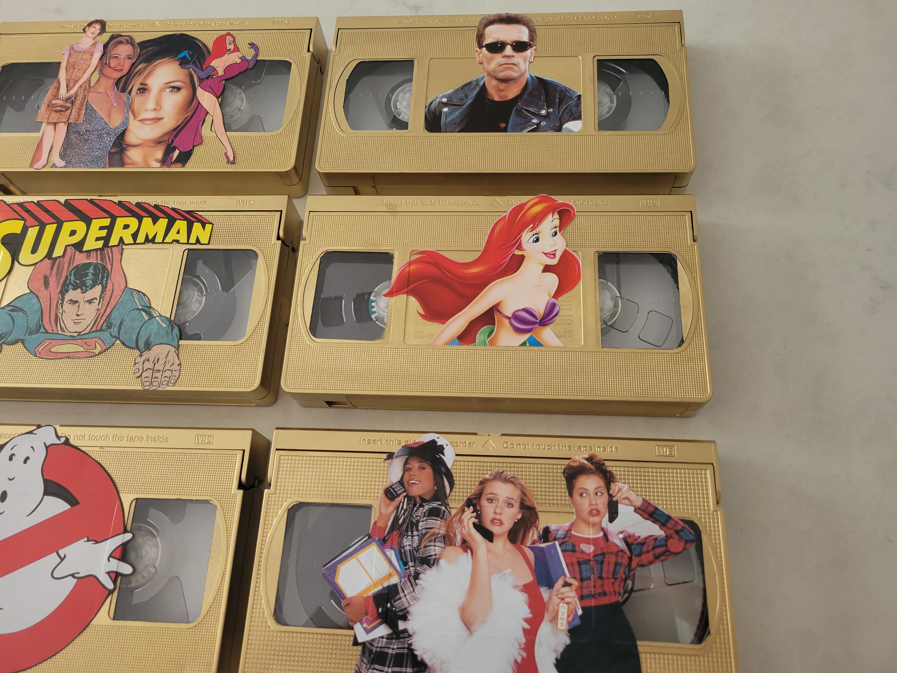 Upcycled VHS Cassette Wall Art: 80s/90s Movie Decor - Etsy