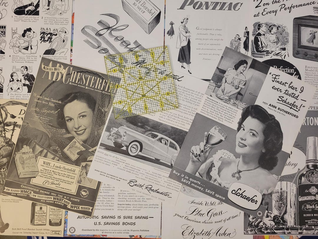 SCATTER - VINTAGE Ads From an Old Photoplay Book! 40+ Ads Cut From the ...