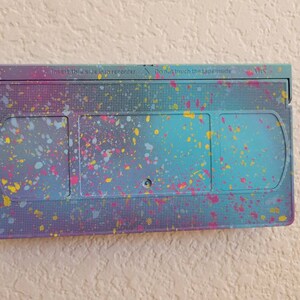VHS Tapes - Splatter Paint Wall Art - Hanging Wall Art! 90's Party ...