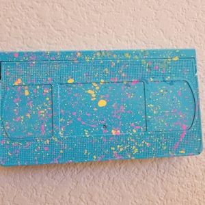 VHS Tapes - Splatter Paint Wall Art - Hanging Wall Art! 90's Party ...