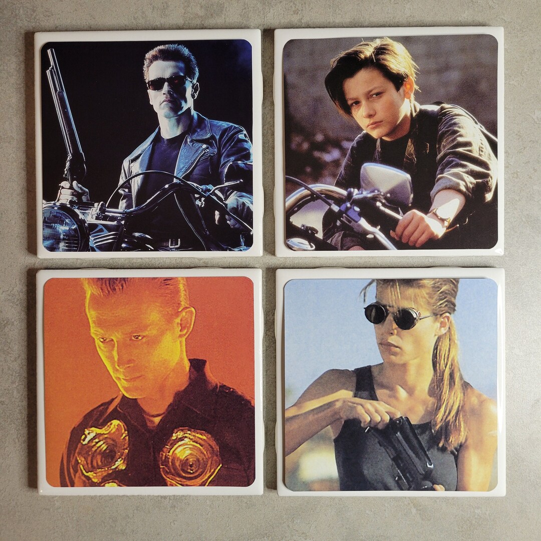 COASTERS - Upcycled T2 DVD Coaster Set - These Images Were All Cut From ...