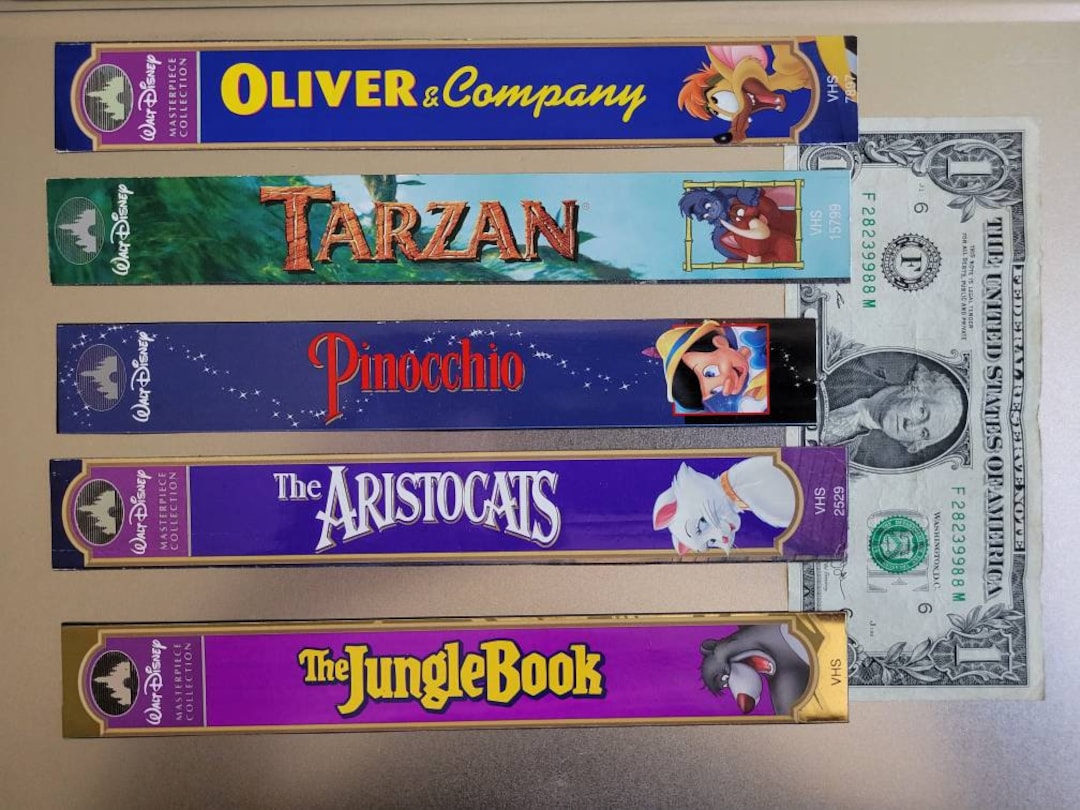 Original VHS Box Large Magnets Set! Cut From the VHS Box Spines ...