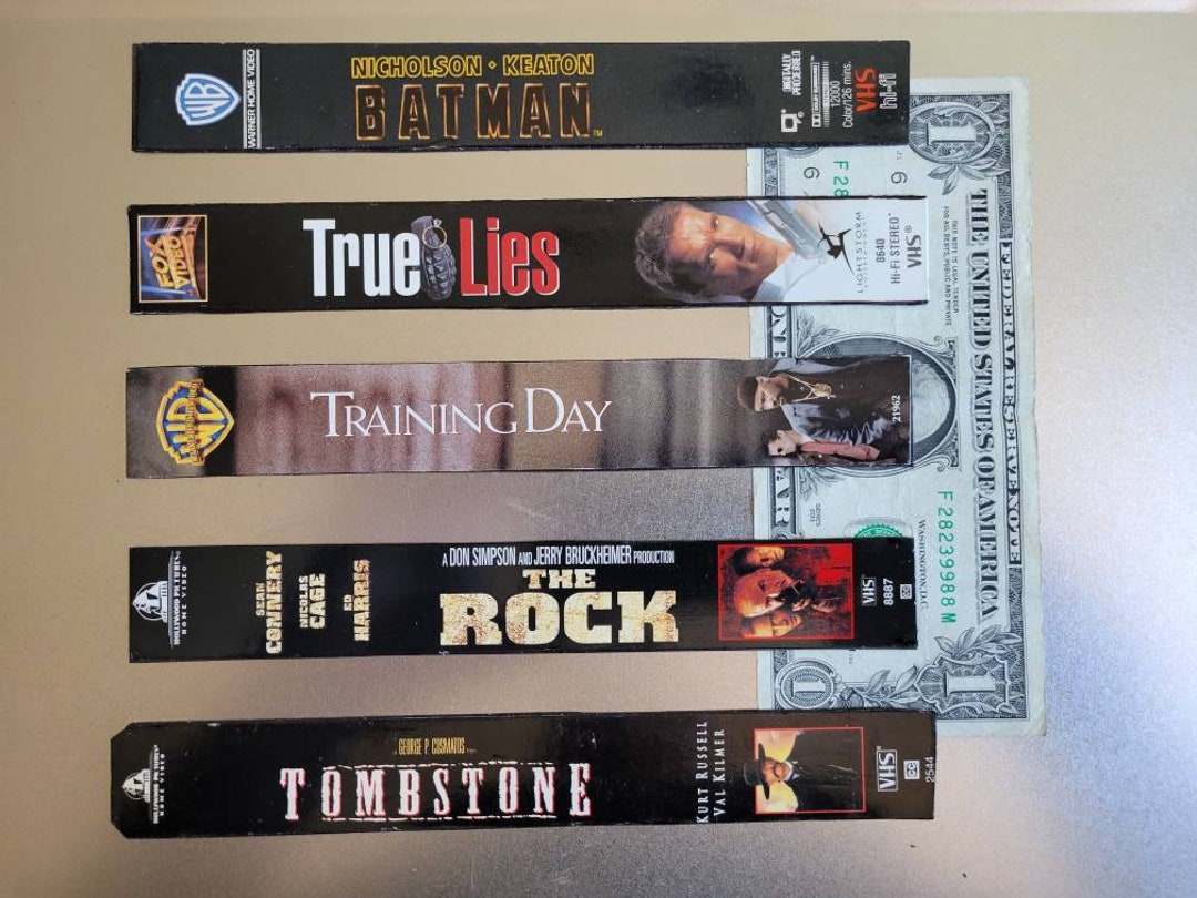 Original VHS Box Magnets! Cut From the VHS Box Spines - Etsy