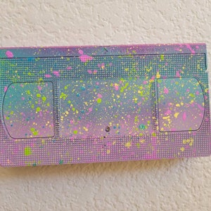 VHS Tapes - Splatter Paint Wall Art - Hanging Wall Art! 90's Party ...