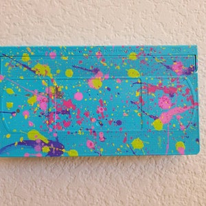 VHS Tapes - Splatter Paint Wall Art - Hanging Wall Art! 90's Party ...