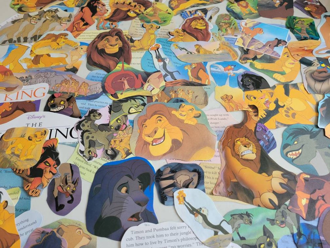 SCATTER - LION King 110 Pcs. Book Scatter/scrapbook/confetti! Birthday ...