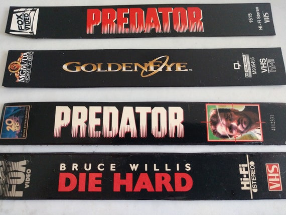 Original VHS Box Magnets Cut From the VHS Box Spines - Etsy