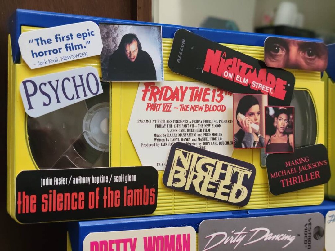 90's Wall Decor VHS Hanging Wall Art 90's Party Decor Theater/game Room ...