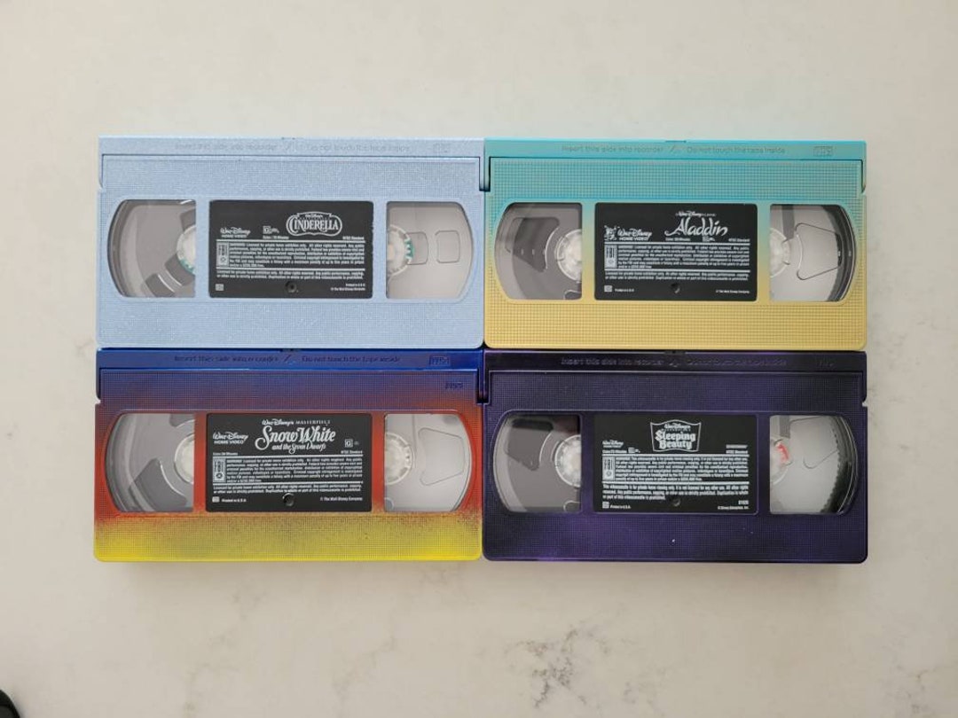 Disney VHS SEALED Wall Decor Disney Room/party Decor/themed-vhs Art ...