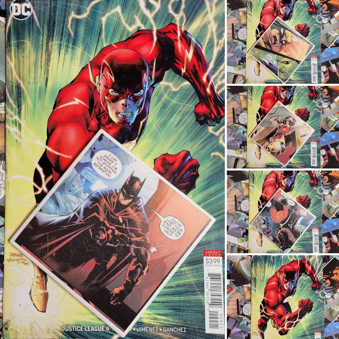 COASTERS JUSTICE League Comic Book Tile Coasters Cut From Comic Book ...