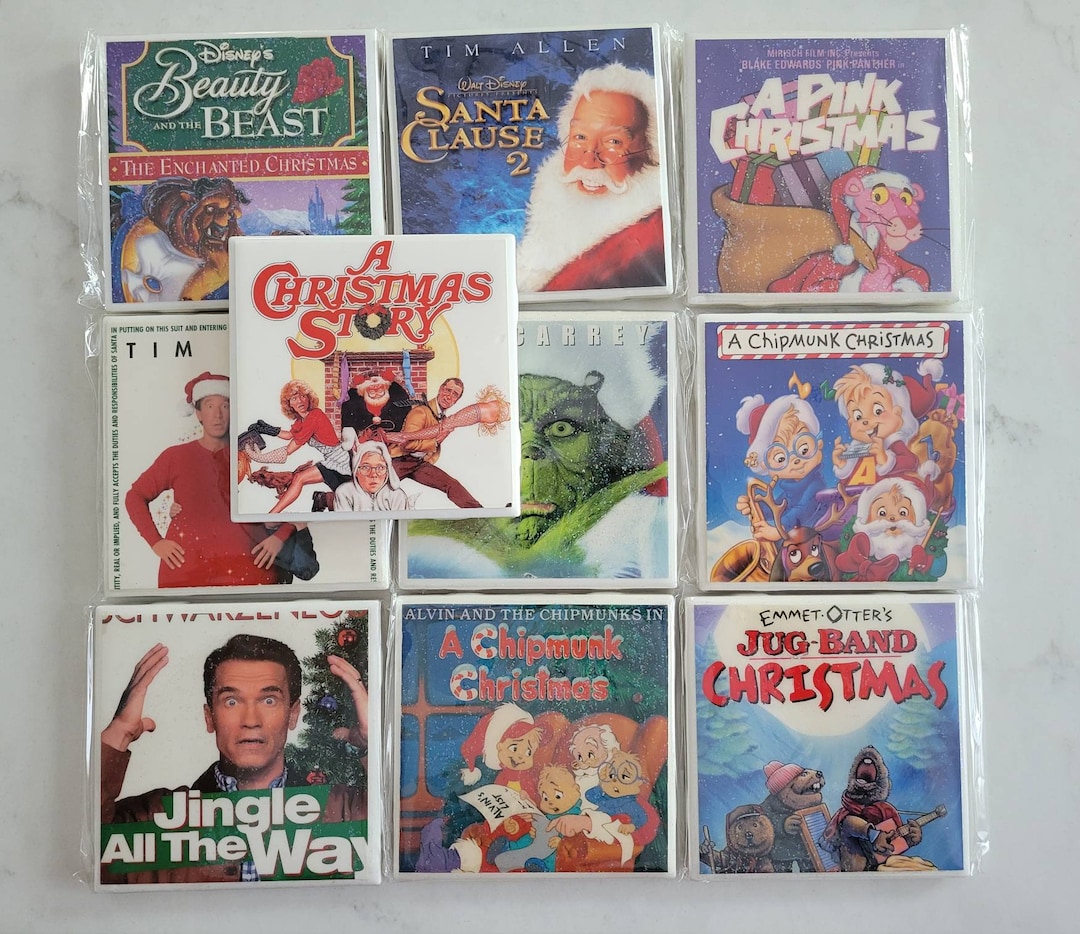 COASTER - Xmas VHS/DVD Cover Ceramic Coasters! Mix and Match ...