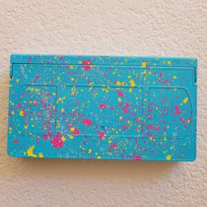 VHS Tapes - Splatter Paint Wall Art - Hanging Wall Art! 90's Party ...