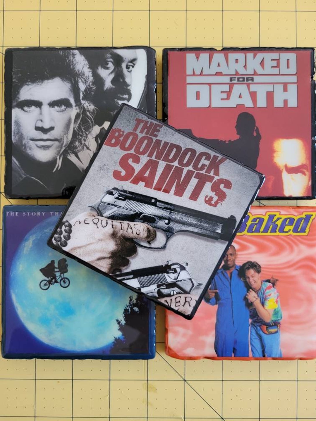 Coasters DVD/VHS Cover Coasters Pick and Choose Travertine - Etsy