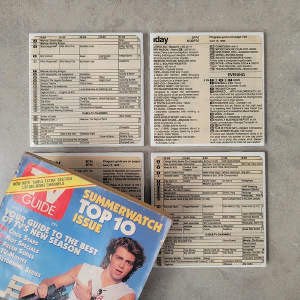 Vintage Tv Guide - Etsy