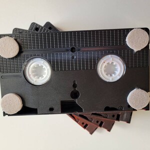 VHS Rocky Sculpture With Original Cassettes - Sealed Together-felt ...
