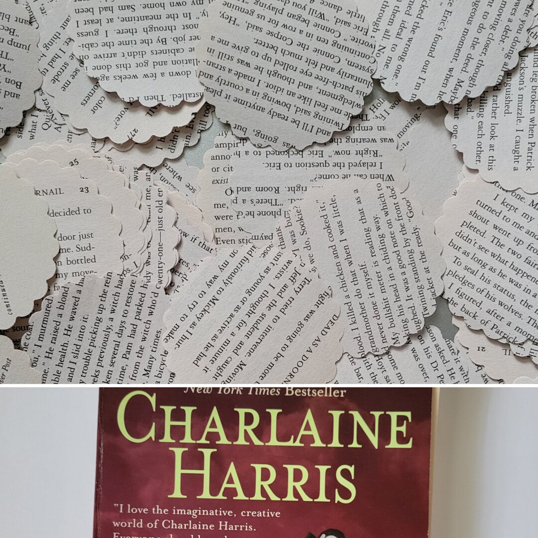 Large SCATTER TRUE Blood Book Scatter/confetti Sookie Stackhouse ...