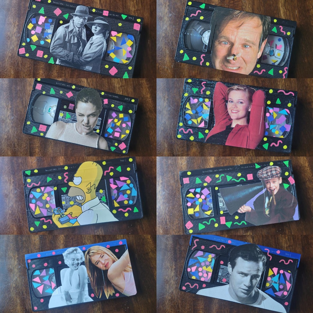 VHS 80s/90s Party - 14 Styles- Hanging Wall Art! 90's Party Decor ...