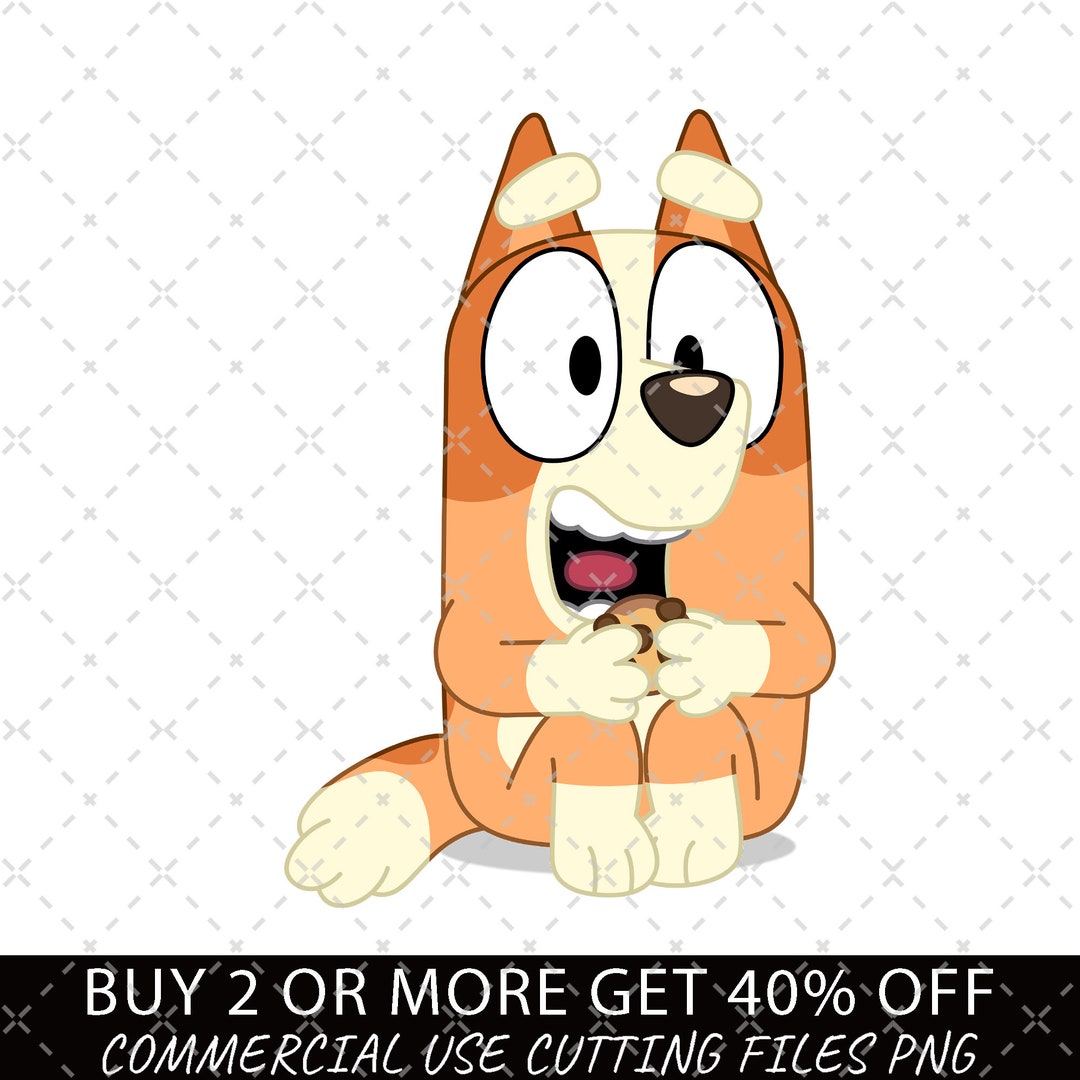 Blue Dog and Bingo Couple PNG, Blue Dog Valentines Day Png, Happy Blue ...